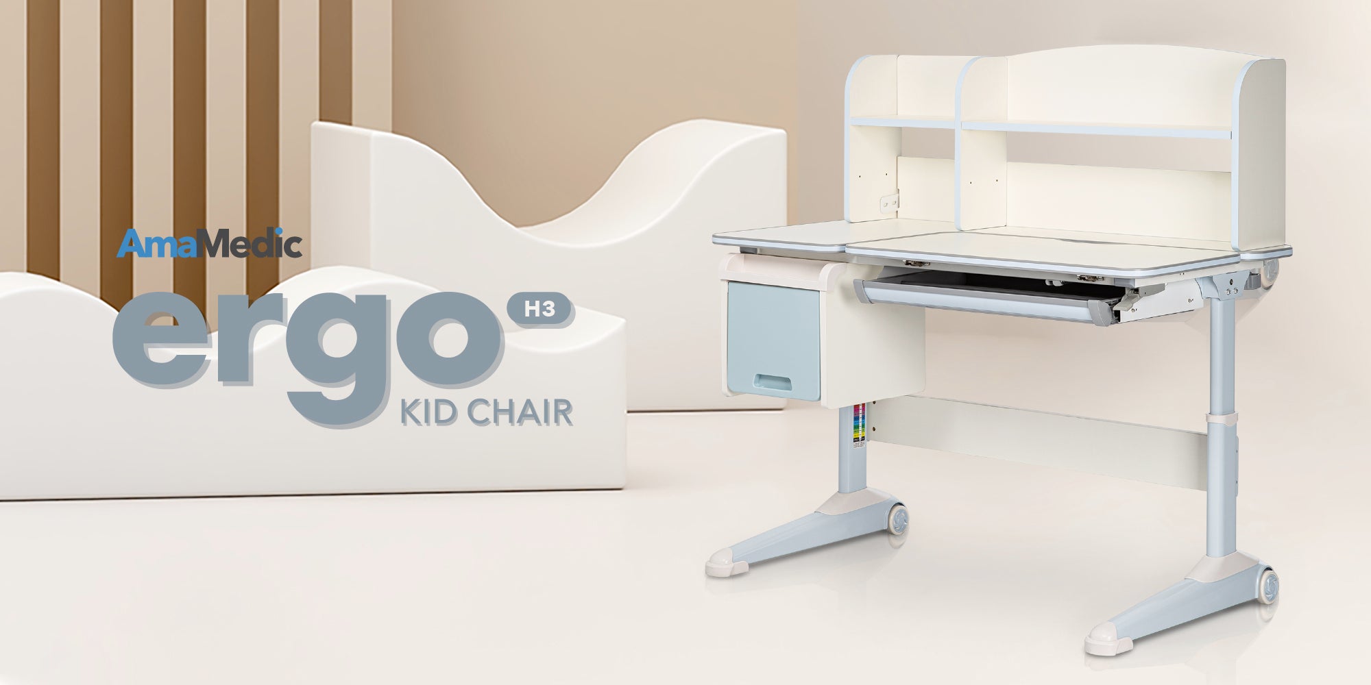 Kids Ergo Desk and Chairs – amamedic